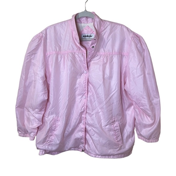 Windy Weather | Jackets & Coats | Vtg 8s Windy Weather Light Pink ...